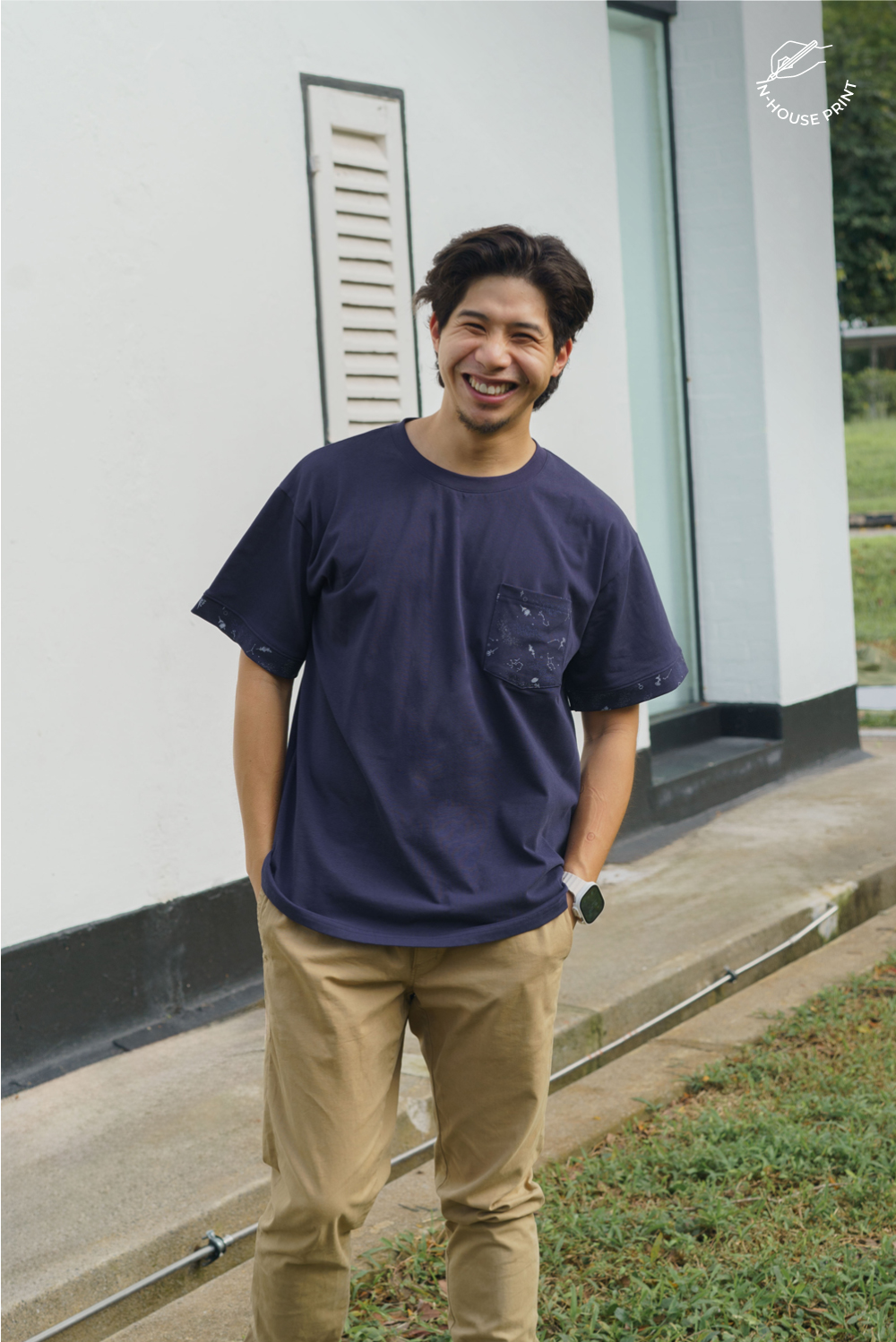 [TT x Ling Lin] Dreamweavers Pocket Tee (Future Dusk) | The Thread Theory