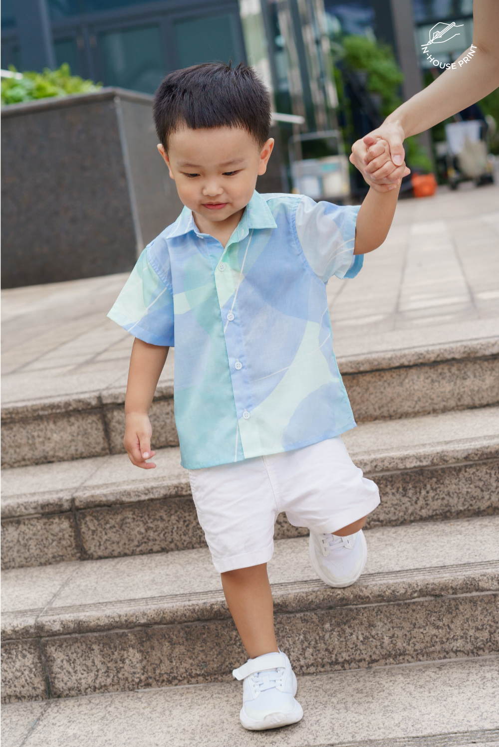 Painted Pathways Junior Shirt (Ocean) | The Thread Theory